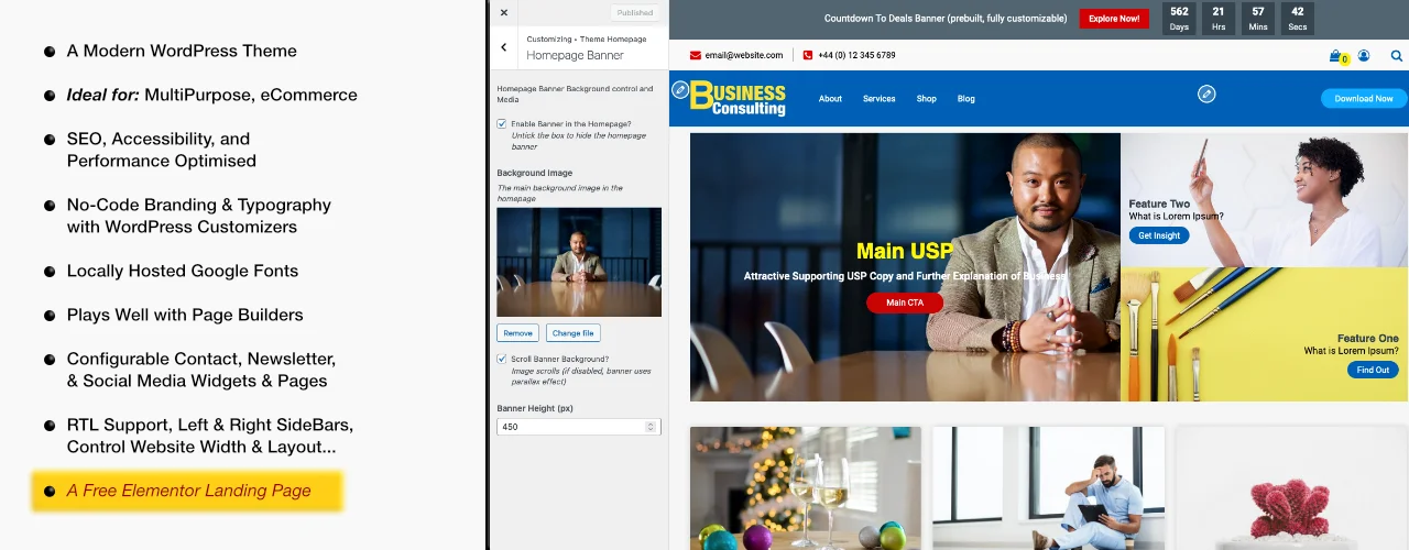 Productive Business WordPress Theme | productiveminds.com
